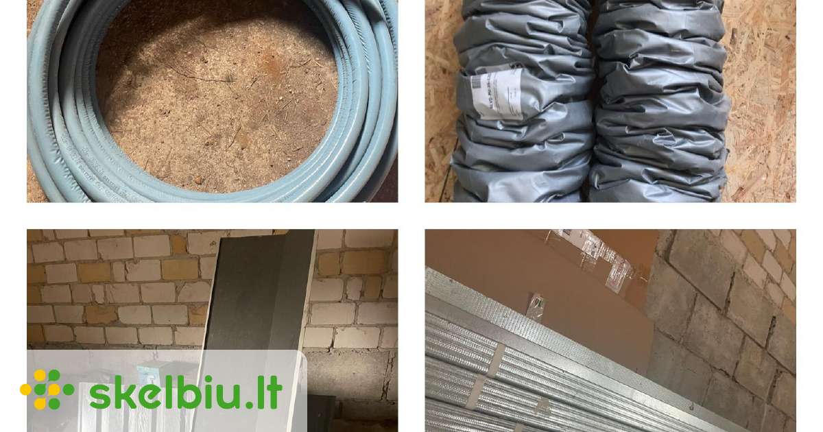 Statybines medziagos Skarda, profiliai, grąžtai - Skelbiu.lt