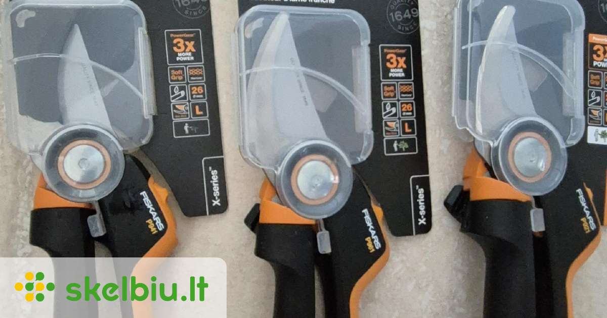 Parduodu naujus Fiskars P941 ir p 961ir sekatorius - Skelbiu.lt