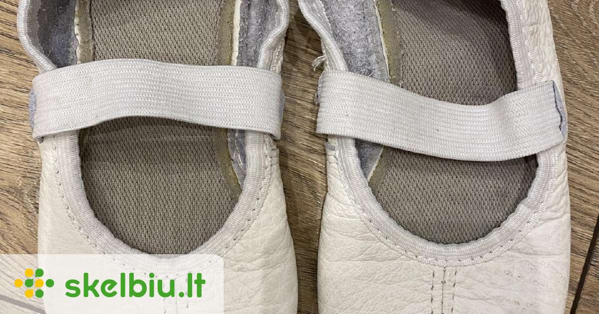 Odinės baltos češkės (šokių bateliai). - Skelbiu.lt