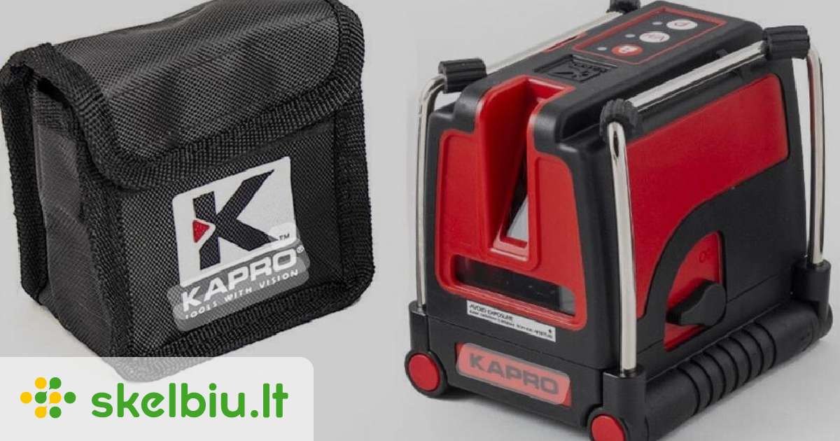 Kapro 872 Prolaser Plus Lazerinis nivelyras - Skelbiu.lt