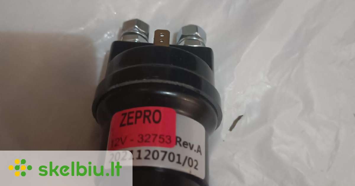 Paleidimo rėle Zepro 32753. 12 v - Skelbiu.lt