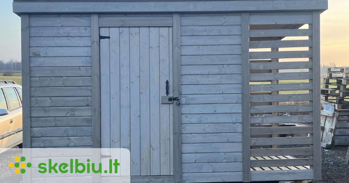 Sandeliukas 2x4 su malkine - Skelbiu.lt