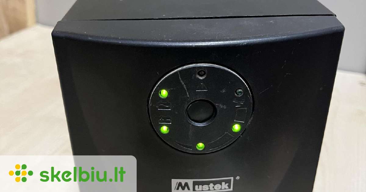 Mustek Ups 1400w su baterijomis - Skelbiu.lt