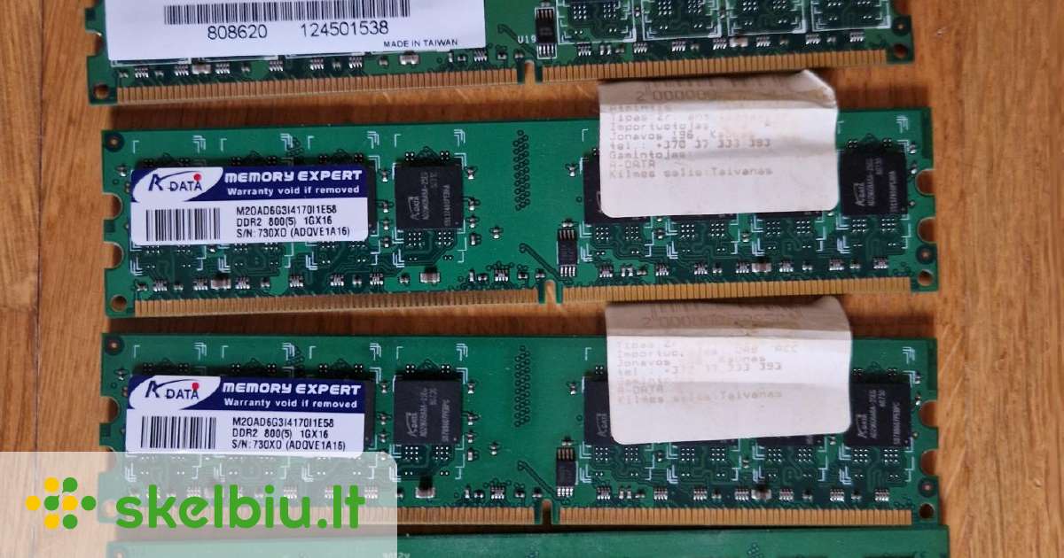 RAM Ddr, Ddr2, Ddr3 - Skelbiu.lt