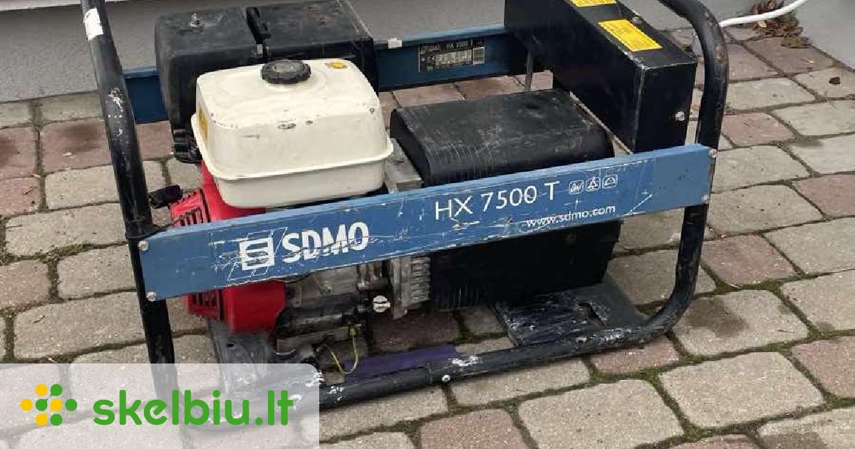 Naudotas generatorius, trifazis 6kw - Skelbiu.lt