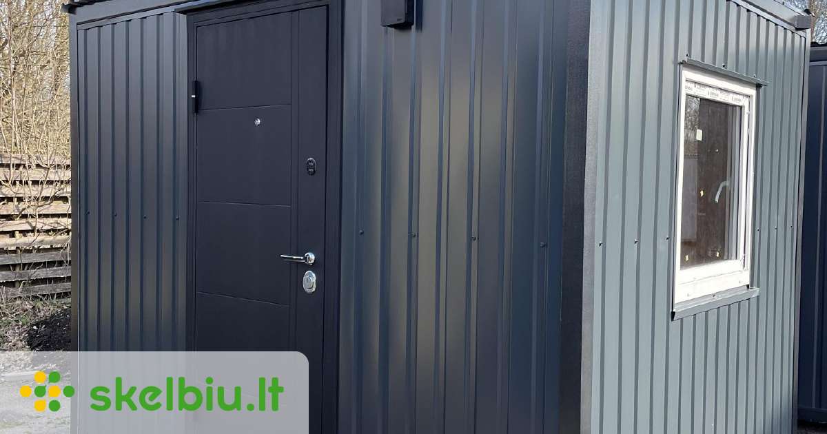 Modulinis sargo namelis, Kilnojamas, Mobilus - Skelbiu.lt