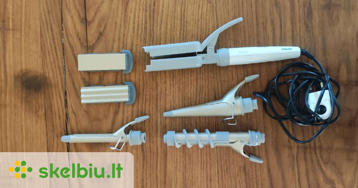 Philips plaukų tiesintuvas, garbanoklis - Skelbiu.lt