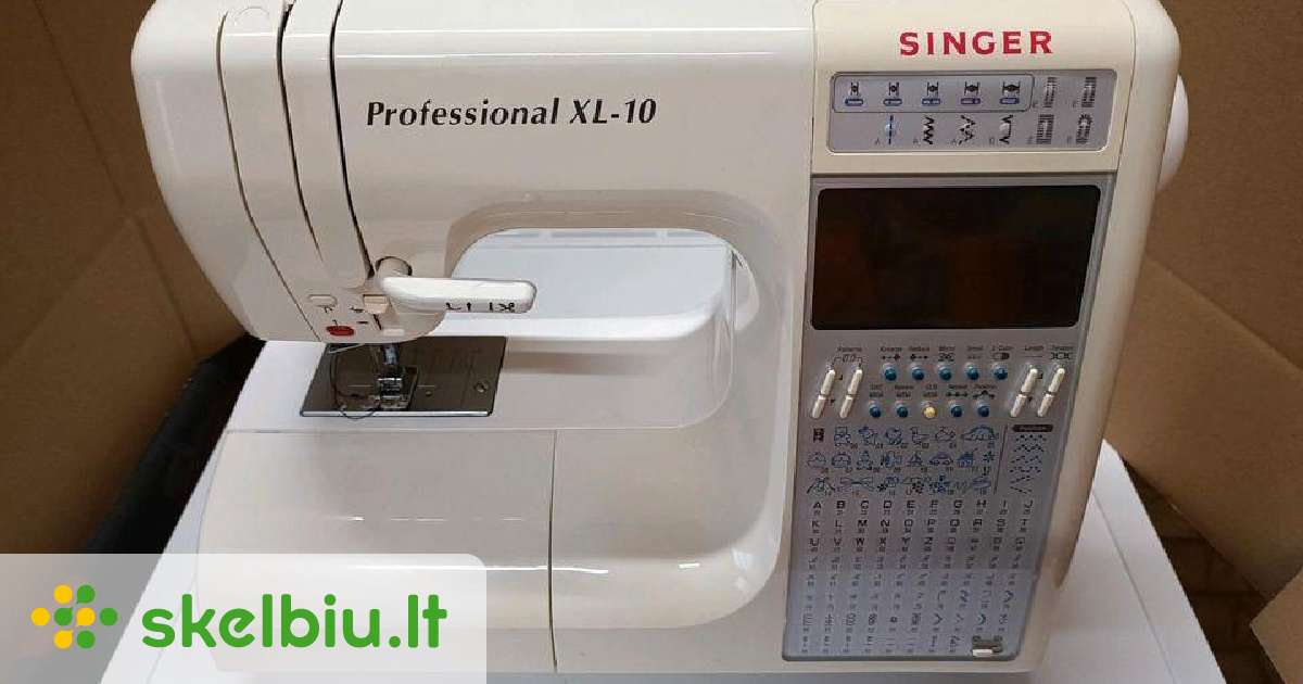 Parduodu Singer Professional XL-10 siuvimo mašiną - Skelbiu.lt