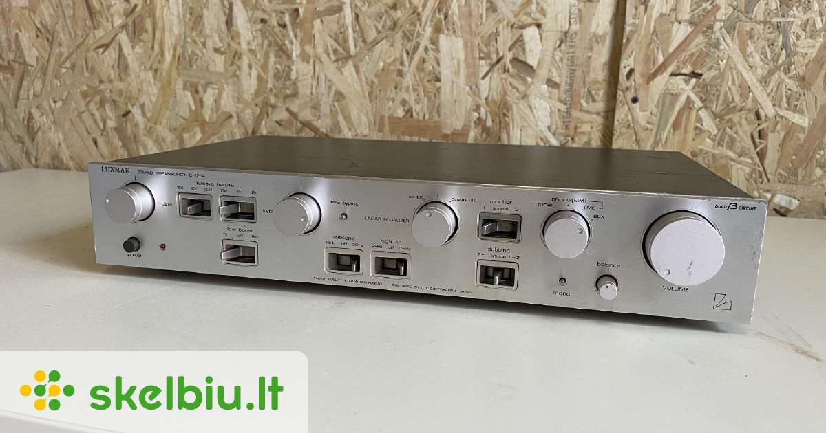 Luxman pradinis stiprintuvas - Skelbiu.lt