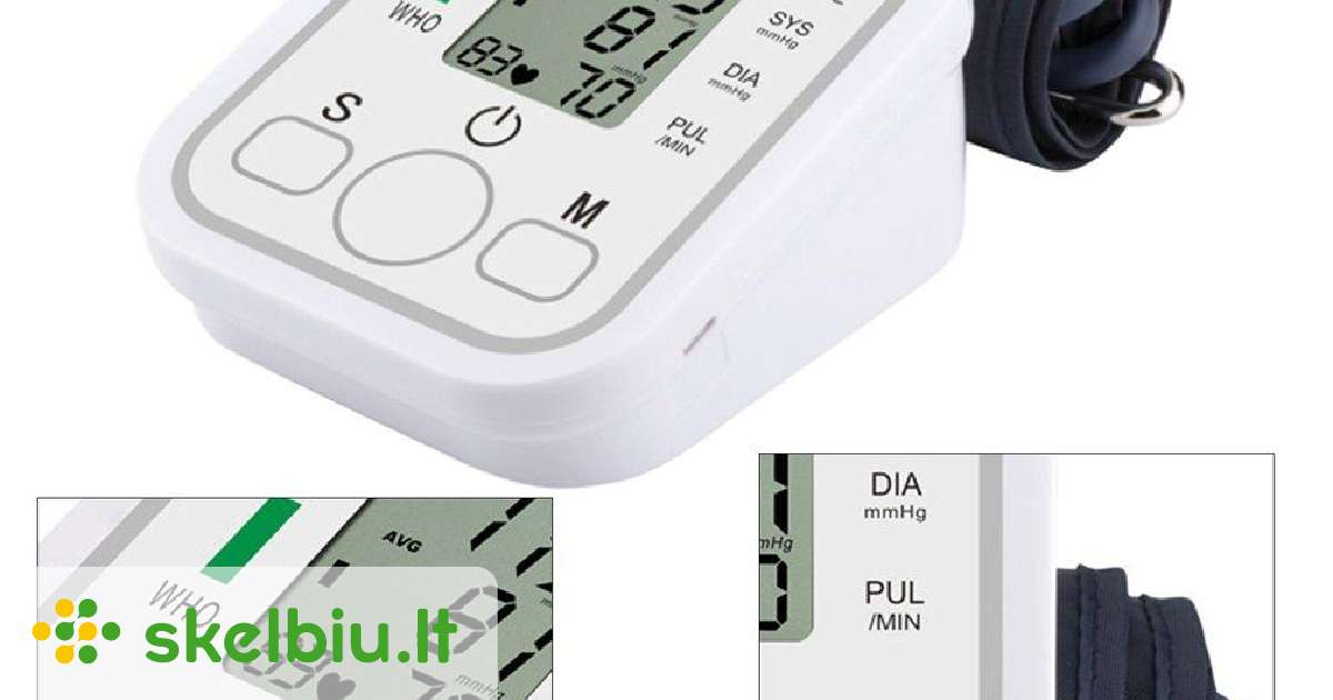 Kraujospūdžio matavimo aparatas matuoklis Pigiau - Skelbiu.lt