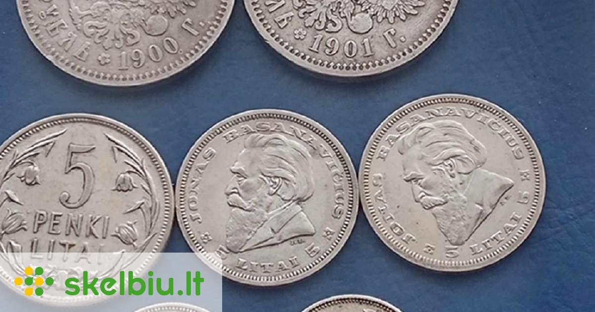 Monetos, sidabrinės - Skelbiu.lt