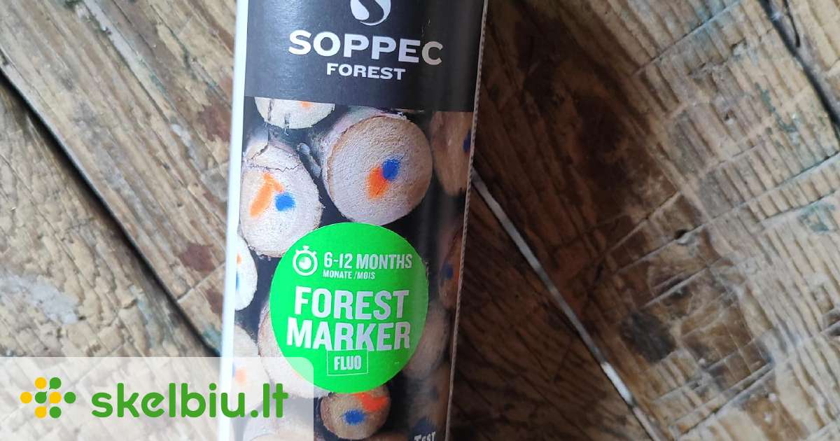 Aerozolis soppec forest marker dažai medienai - Skelbiu.lt