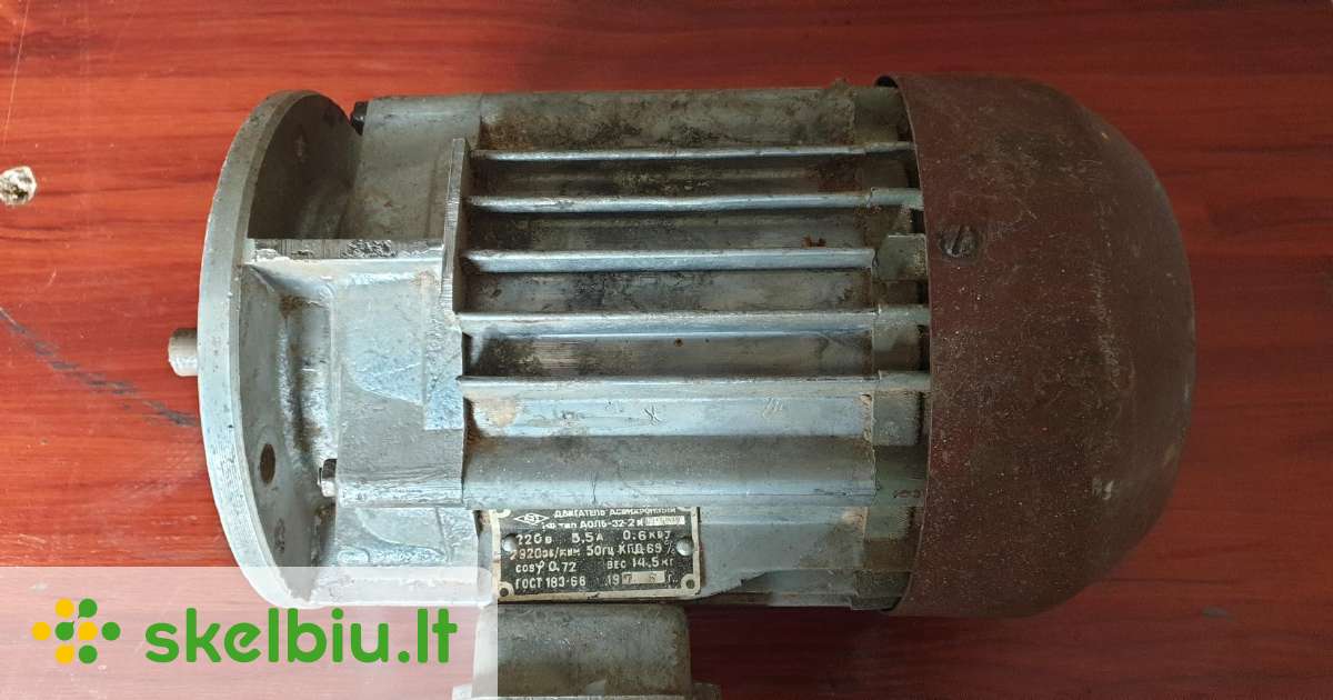 Elektros variklis 220v, 2920 aps - Skelbiu.lt