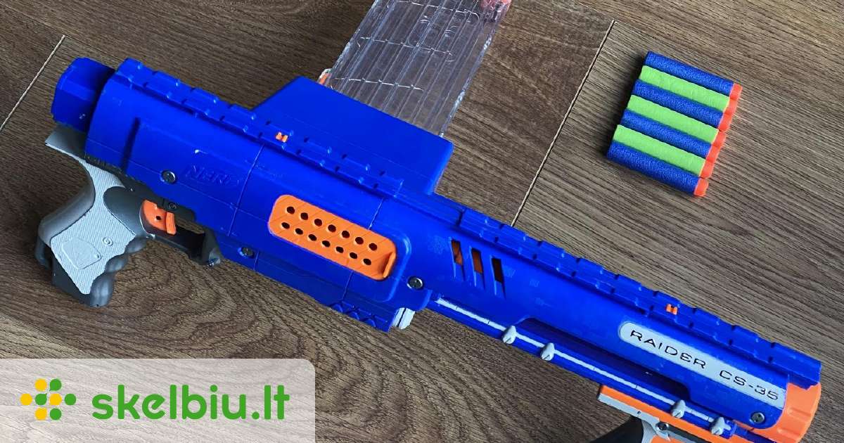 Žaislinis Nerf šautuvas Rider cs-35 - Skelbiu.lt