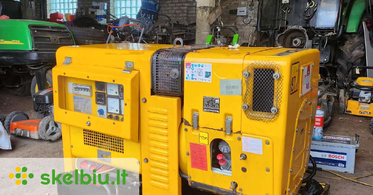 Generatorius 7.4kw (Dyzelis) - Skelbiu.lt