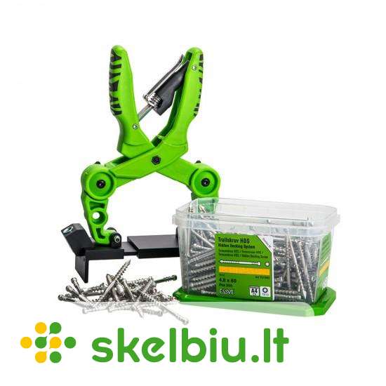 Essve Hds medsraigčiai terasai 4.8x60mm A2 - Skelbiu.lt