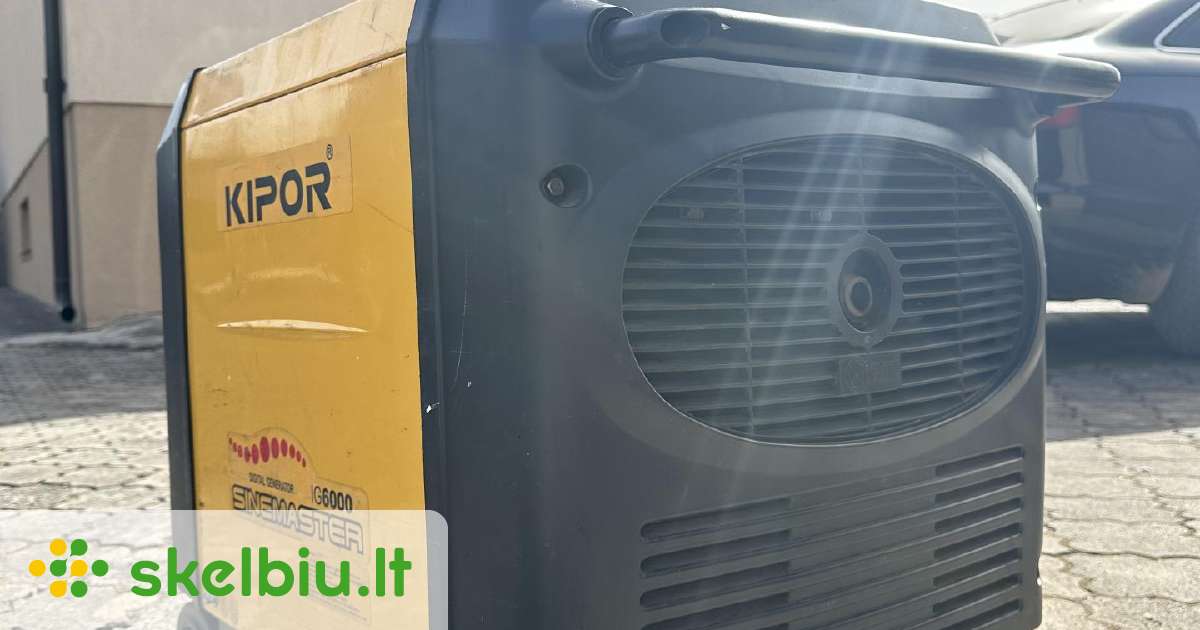 Generatorius kipor Ig6000 - Skelbiu.lt