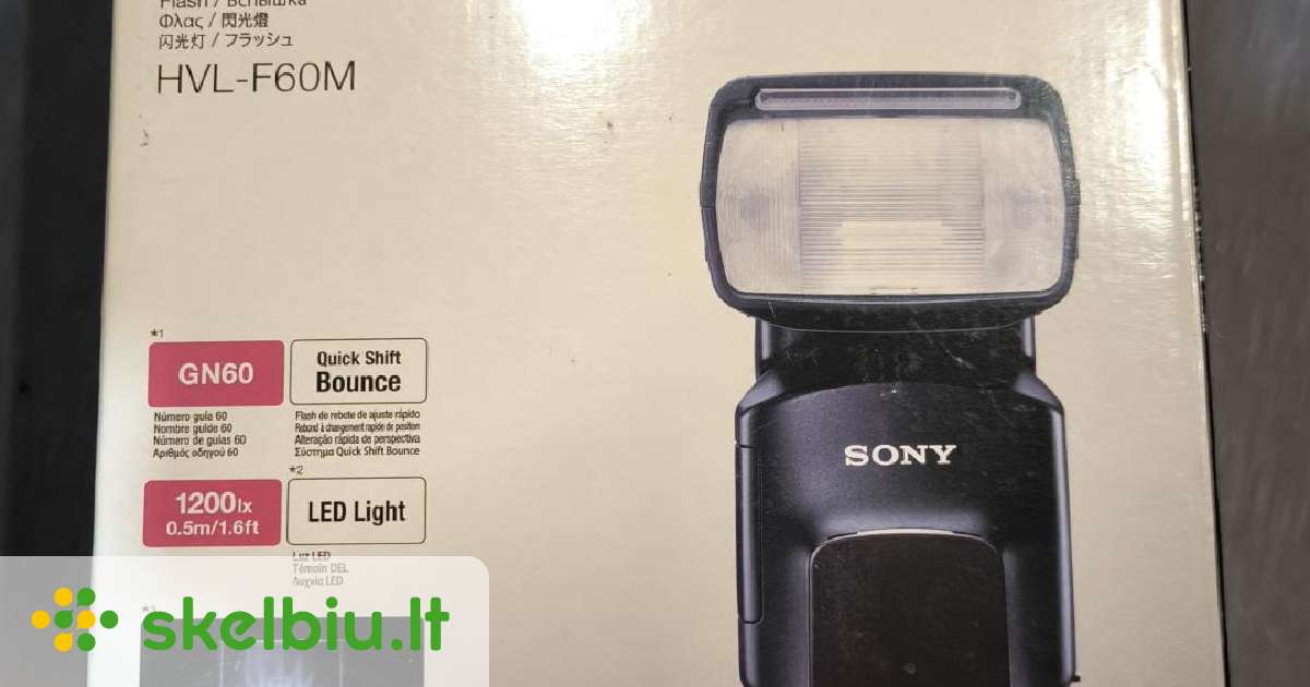 Sony Hvl-f60m - Skelbiu.lt