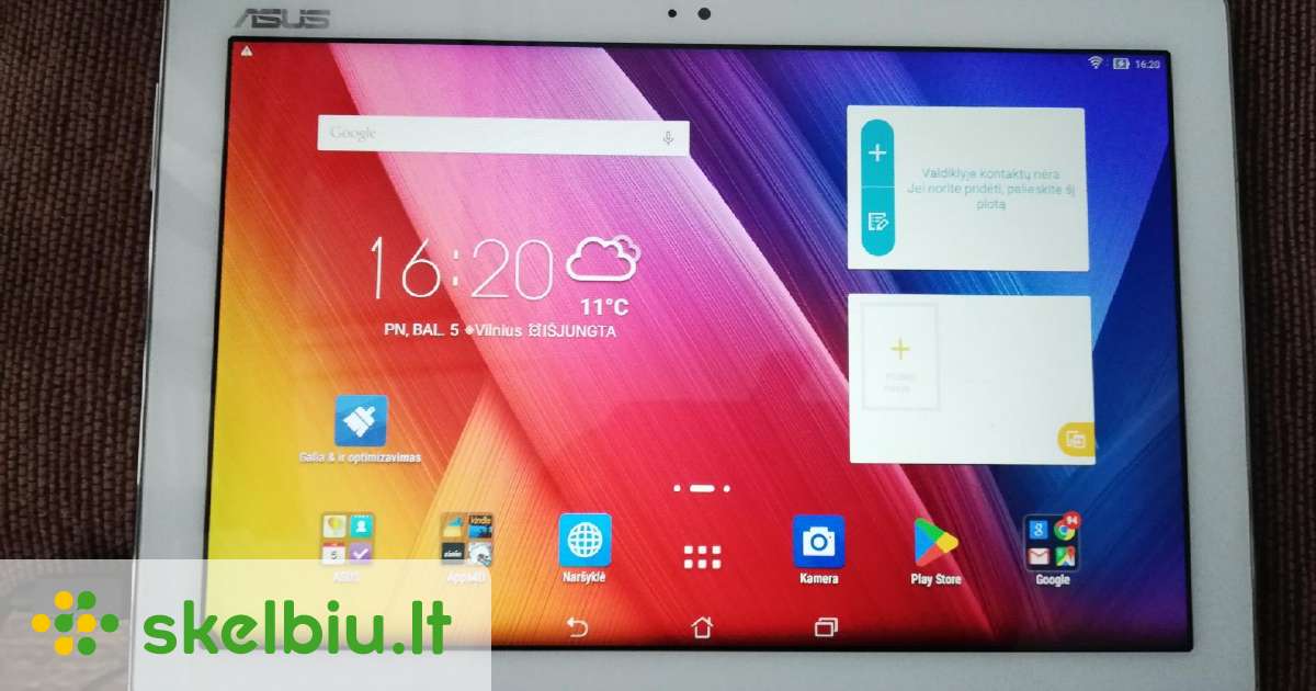 Asus Zenpad 10,1 Zoll P023 16gb, 2gb RAM, Wlan - Skelbiu.lt
