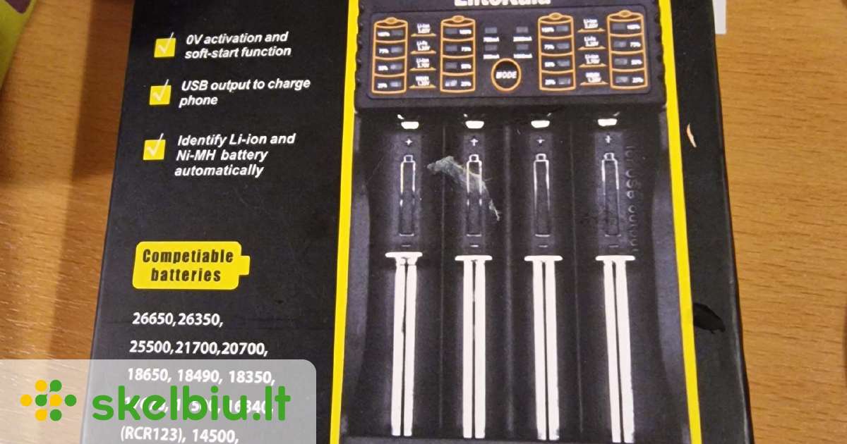 Akumuliatorių įkroviklis - Skelbiu.lt