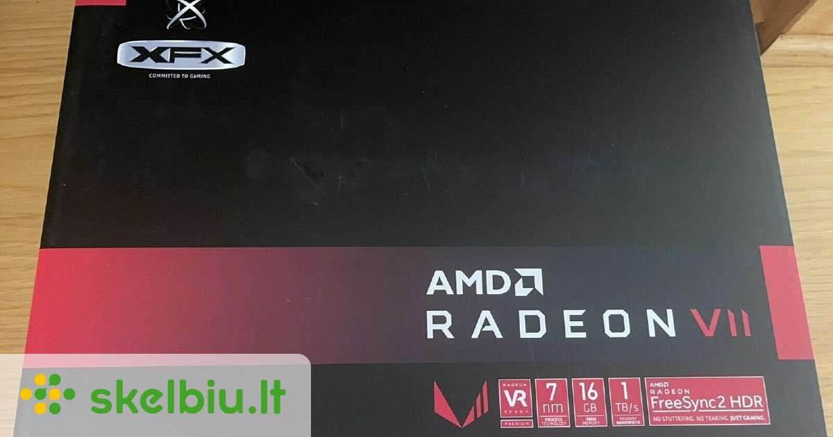 Parduodu Xfx Amd Radeon VII 16gb - Skelbiu.lt