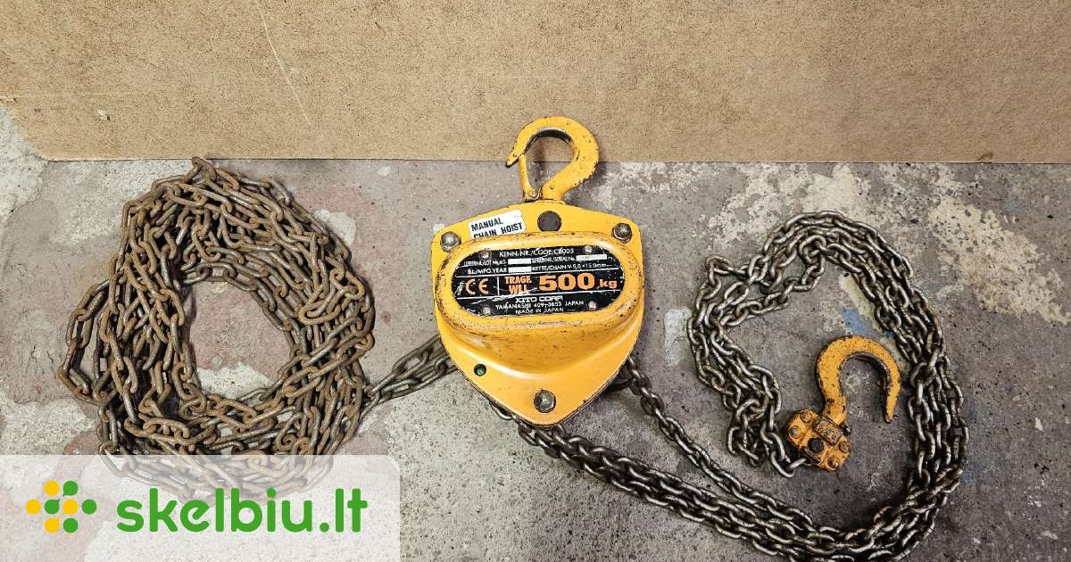 Profesionali grandinine gerve 500kg - Skelbiu.lt