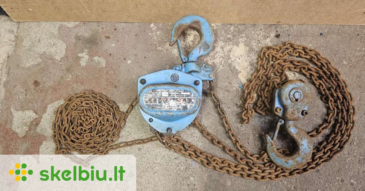 Profesionali grandinine gerve 3t - Skelbiu.lt