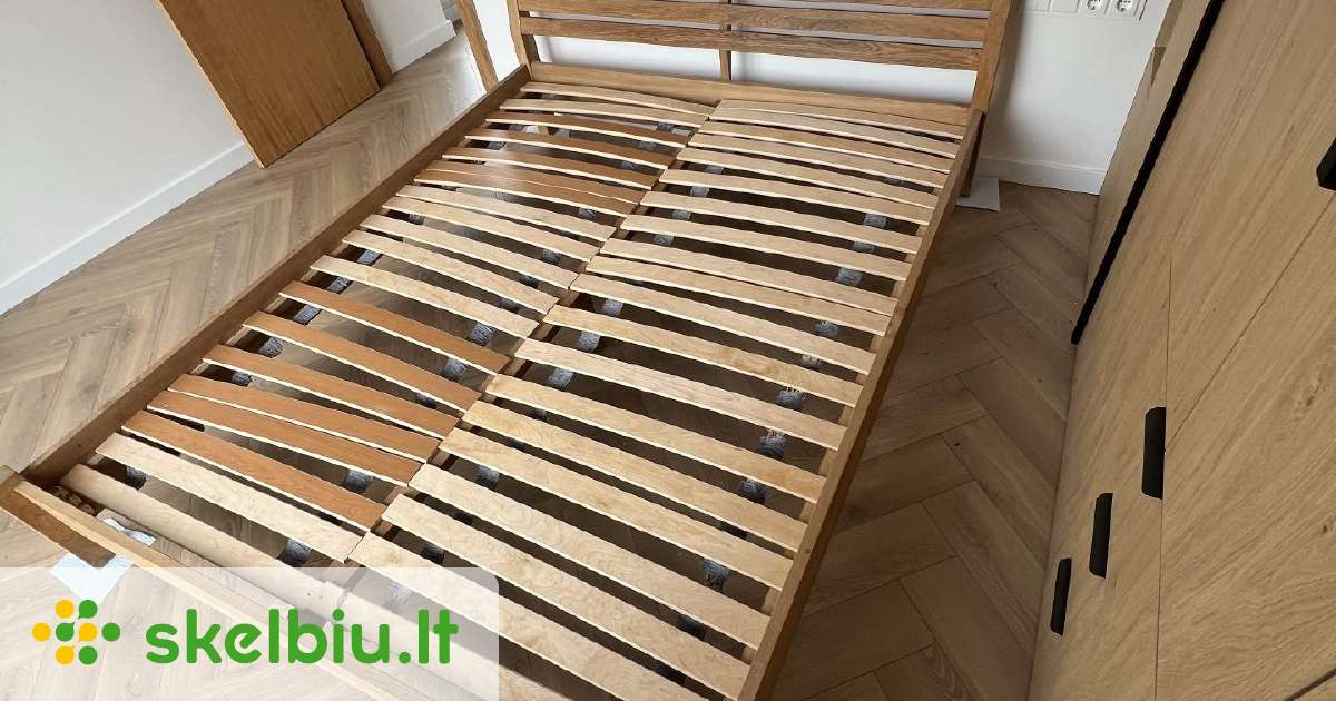 Naturalaus azuolo lova. - Skelbiu.lt