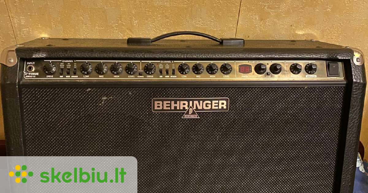 Muzikinis gitaros “kubas Behringer Gmx-212 - Skelbiu.lt