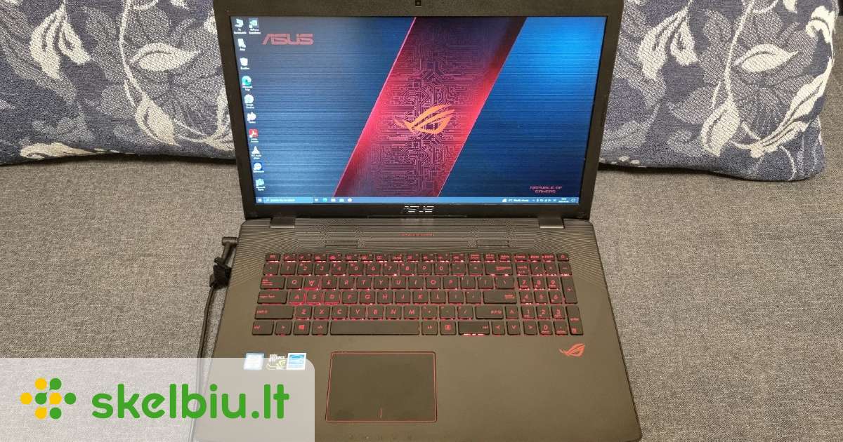 Asus Rog Gl752v žaidimų nešiojamas kompiuteris - Skelbiu.lt