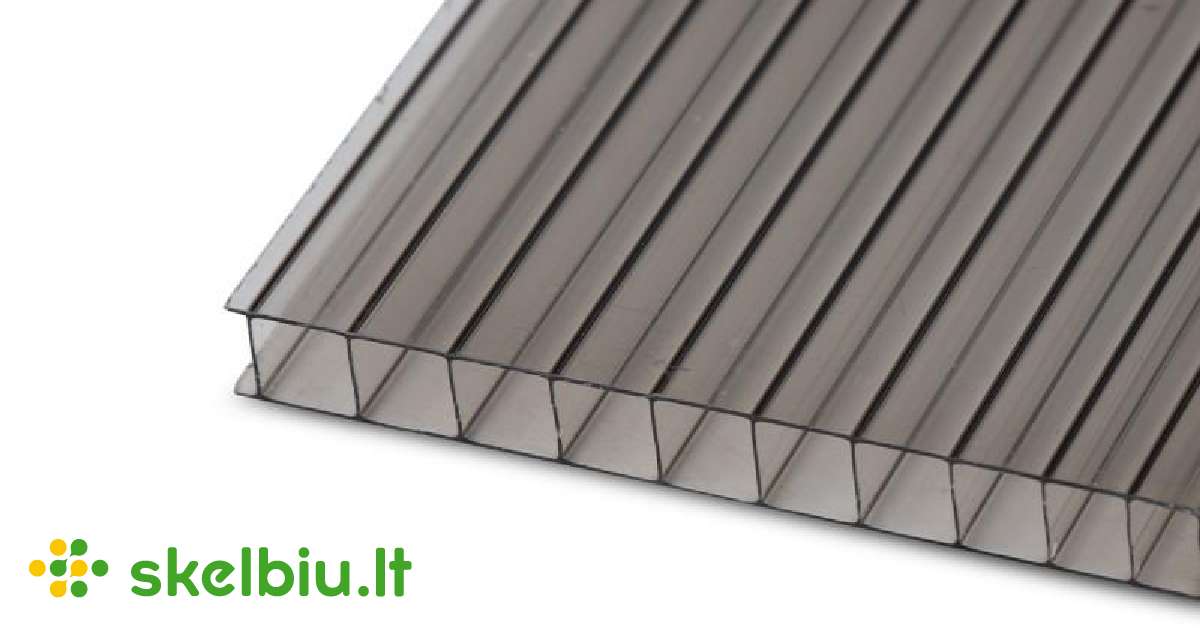 Polikarbonatas 8-10mm pilkas/bronza atvežame - Skelbiu.lt