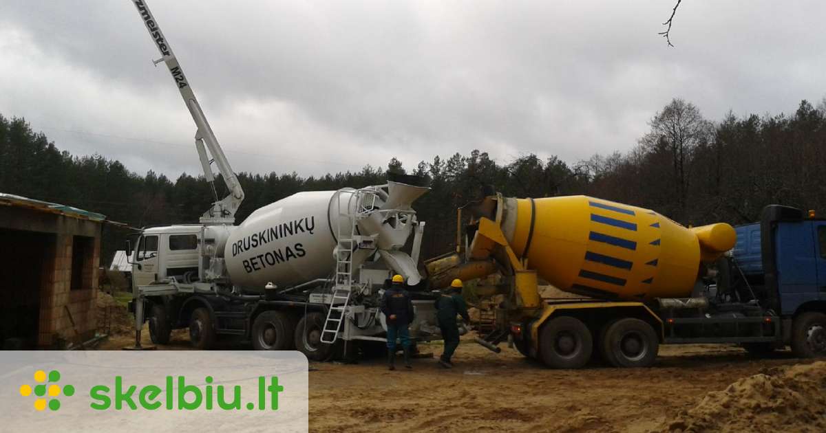 Betonas, Betonvežės Betono Siurblys, Žiedai - Skelbiu.lt