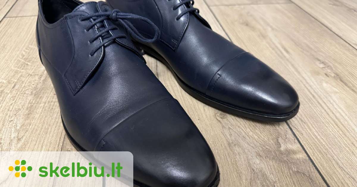 Hugo Boss klasikiniai mėlyni derby batai 42 d. - Skelbiu.lt