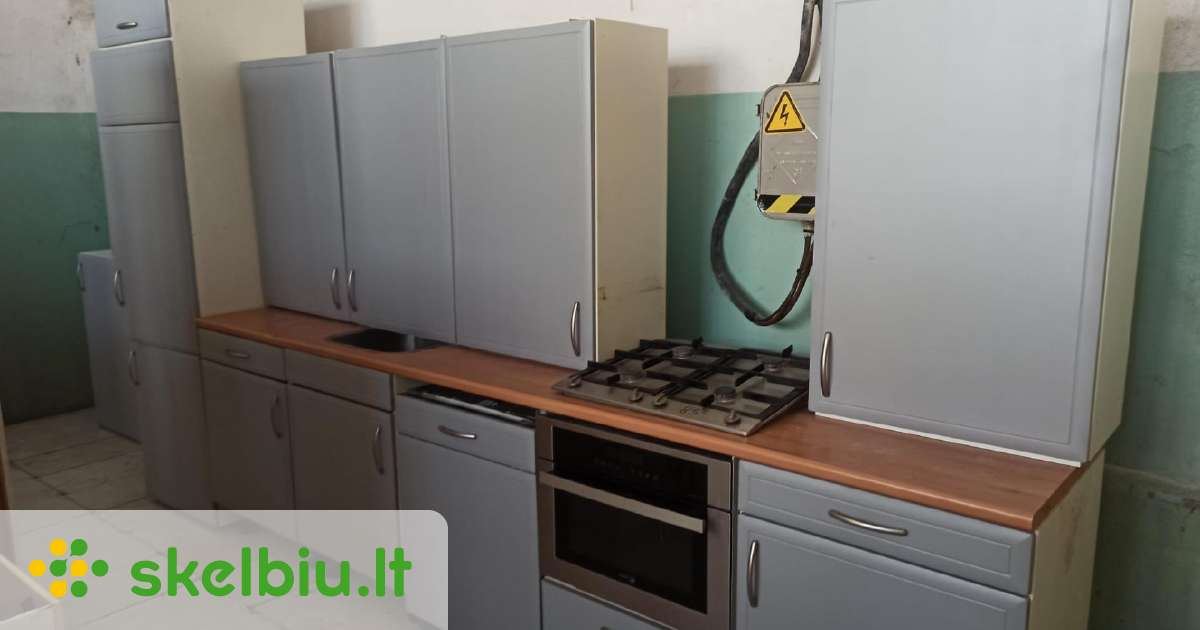 Naudoti virtuvės baldai su buitine technika - Skelbiu.lt
