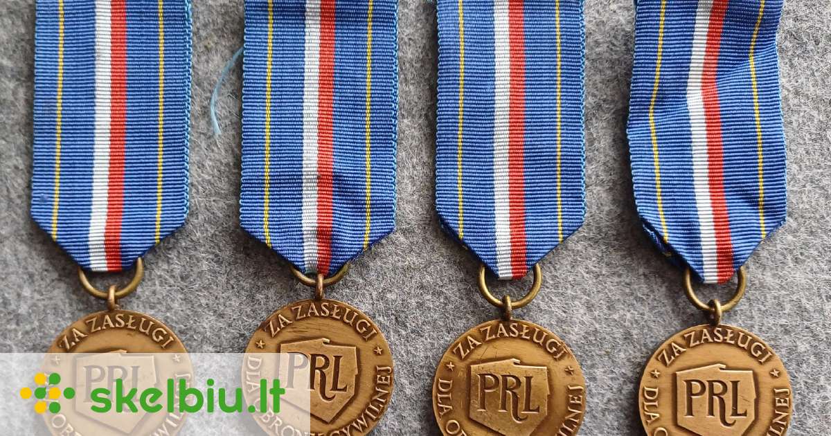 Bronzos medalis už nuopelnus Lenkija - Skelbiu.lt