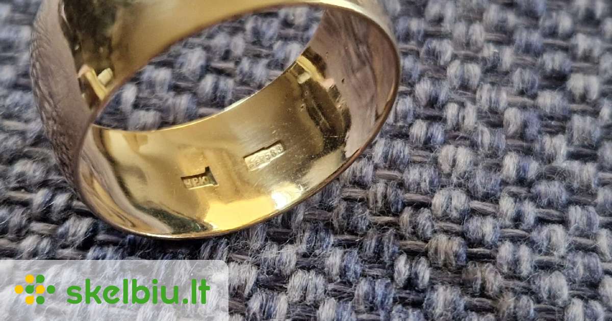 Ziedas auksinis 583 - Skelbiu.lt