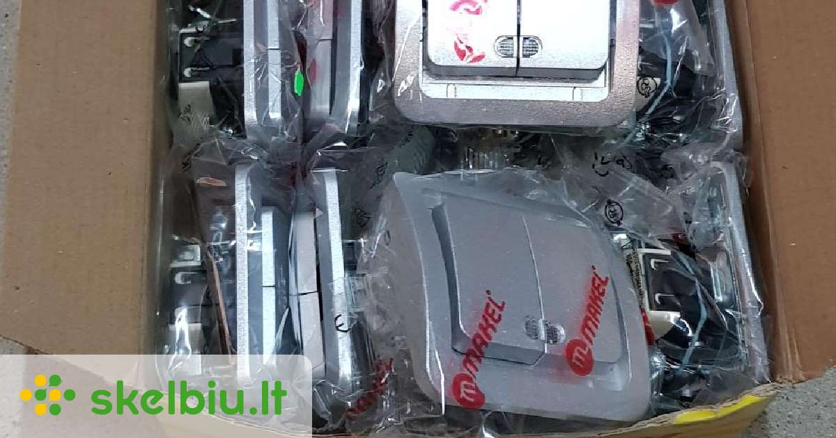 Makel viengubi ir dvigubi jungikliai - Skelbiu.lt