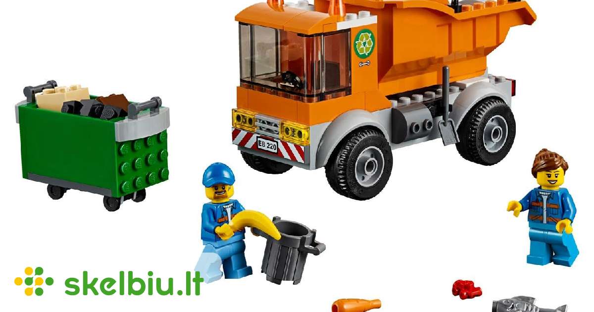 Lego city rinkinys 60220 Šiukšlių surinkimo mašina - Skelbiu.lt