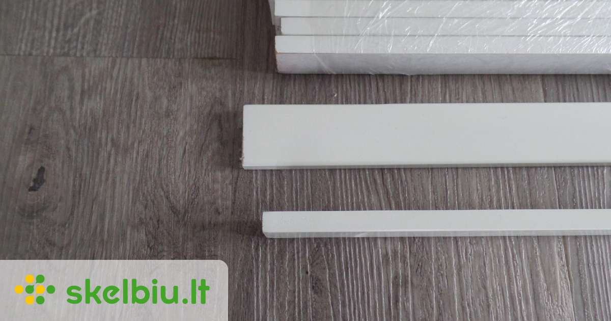 Nauji balti plintusai daryti pagal užsakyma - Skelbiu.lt