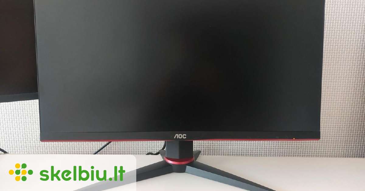 Monitorius Aoc 24g2u5/bk, 24" 75hz 1ms Ips 1080p - Skelbiu.lt
