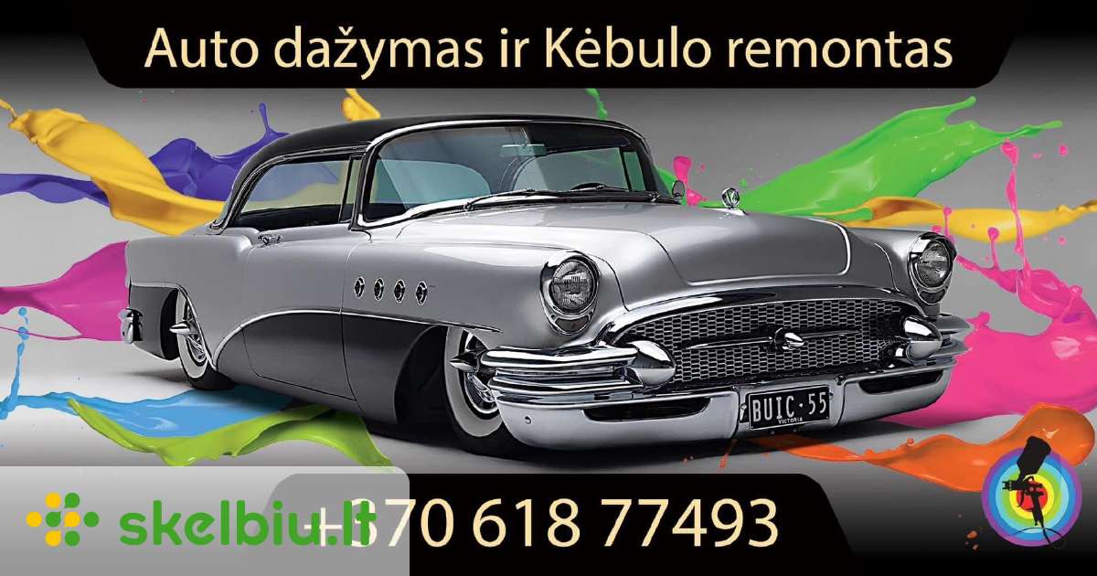 Automobiliu dažymas, kėbulo remontas , - Skelbiu.lt