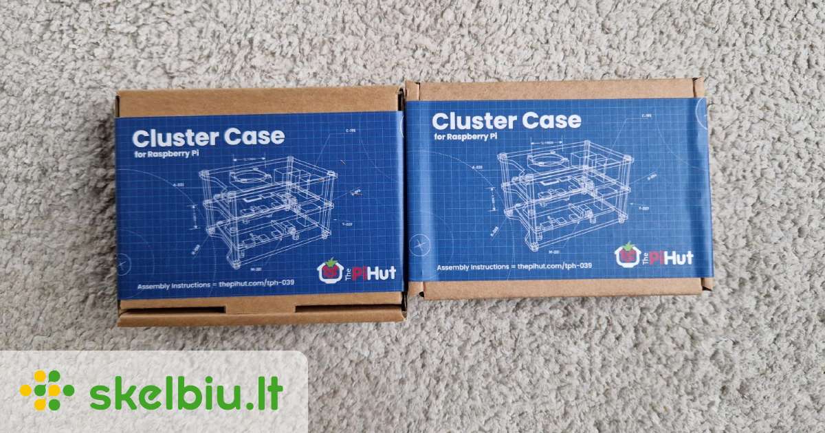 The pi hut raspberry pi cluster cases - Skelbiu.lt