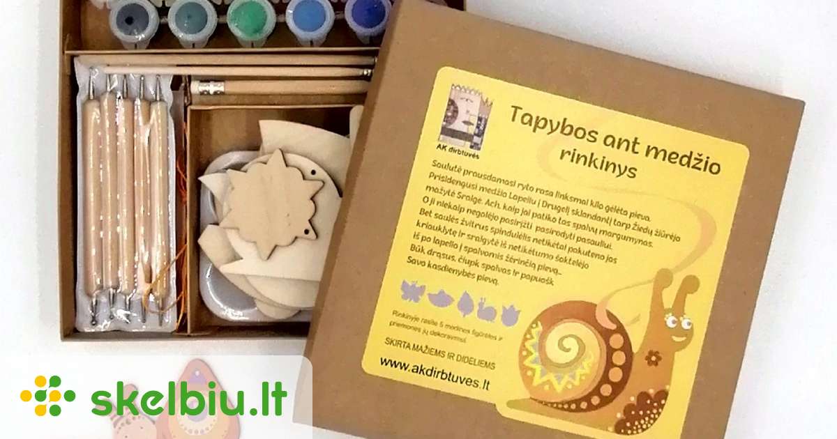 Kūrybiniai dekoravimo rinkiniai vaikams - Skelbiu.lt