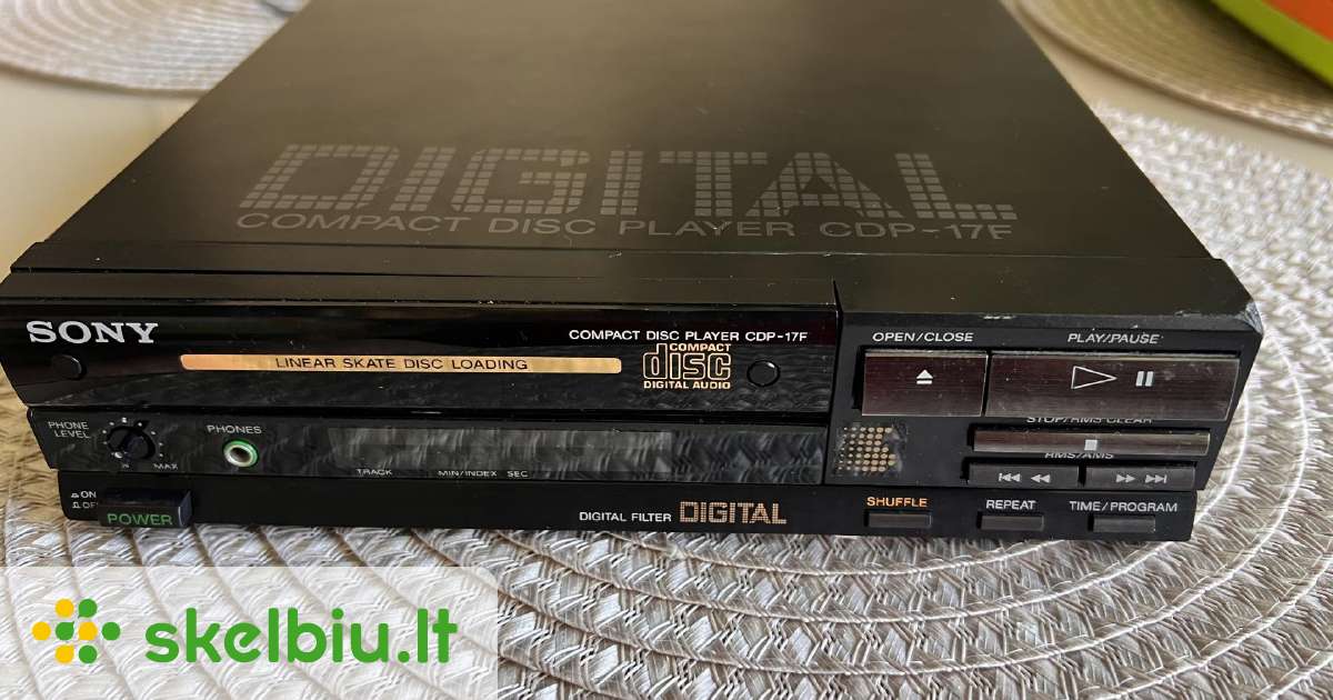 Sony CD grotuvas cdp-17f - Skelbiu.lt