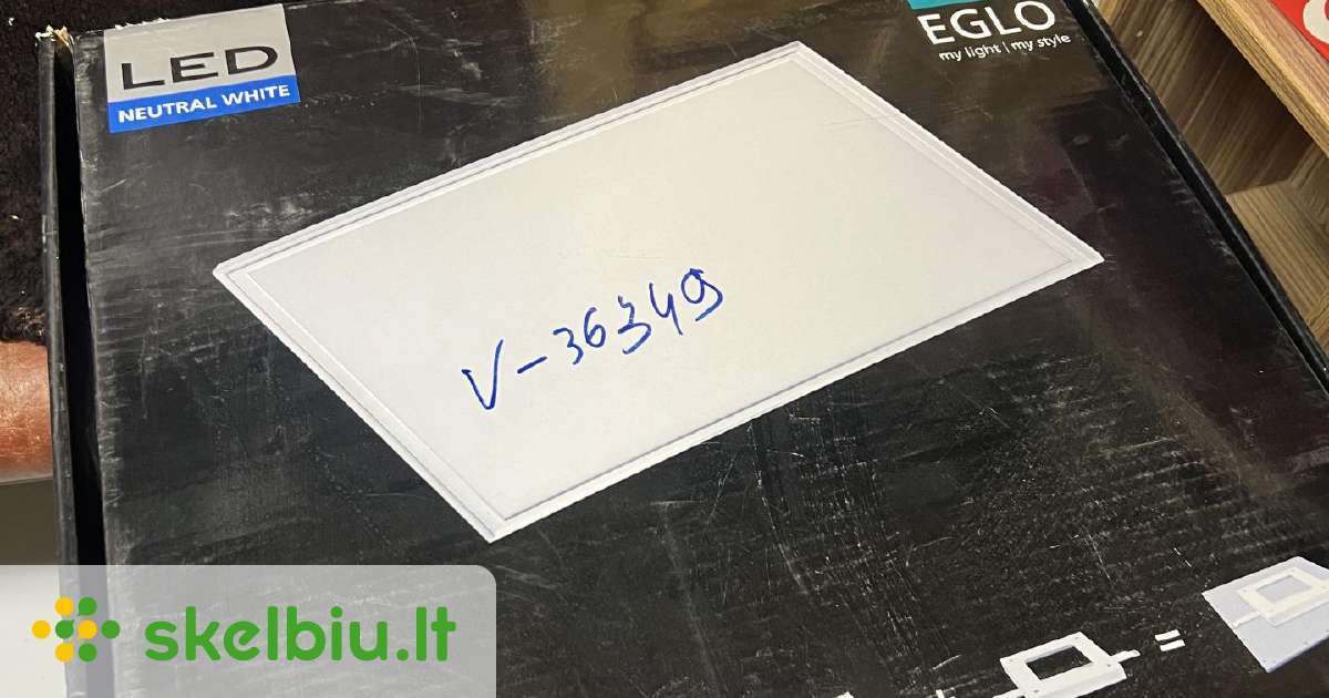LED lempos paneles lubams - Skelbiu.lt