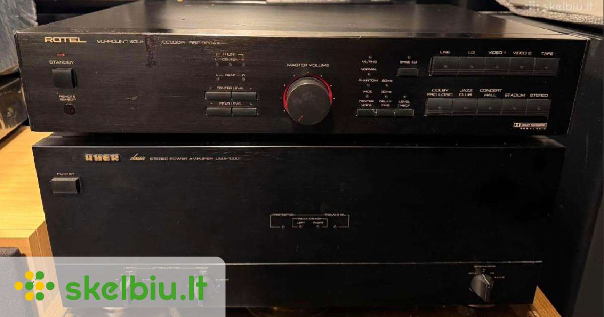 Uher uma-1000 ir Rotel rsp-960ax / stiprintuvai - Skelbiu.lt