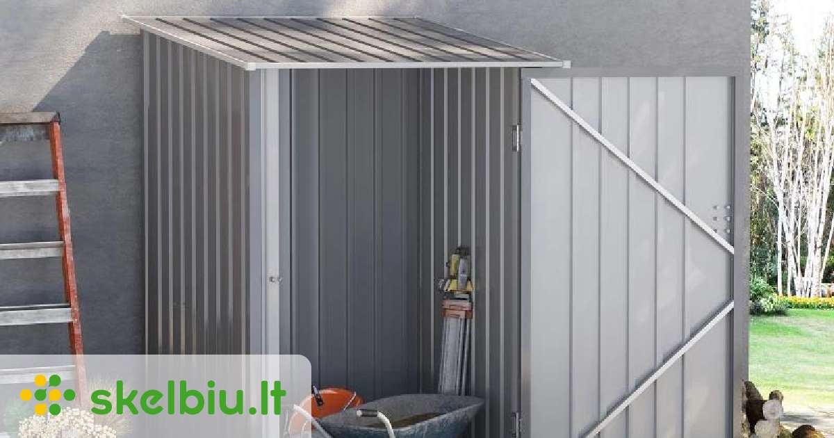 Metalinis sandeliukas, sodo įrankių stoginė - Skelbiu.lt