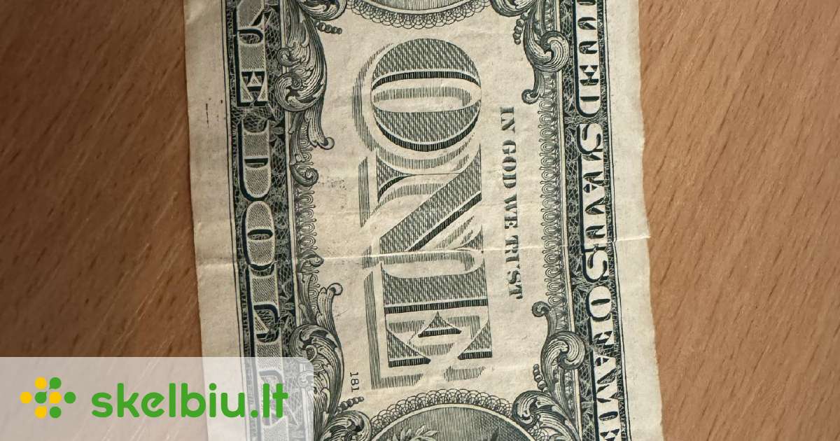 1 Usa doleris, series 1995 Annut Coeptis - Skelbiu.lt