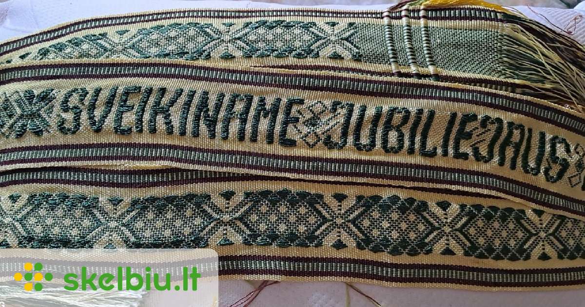 Jubiliato juosta austa - Skelbiu.lt