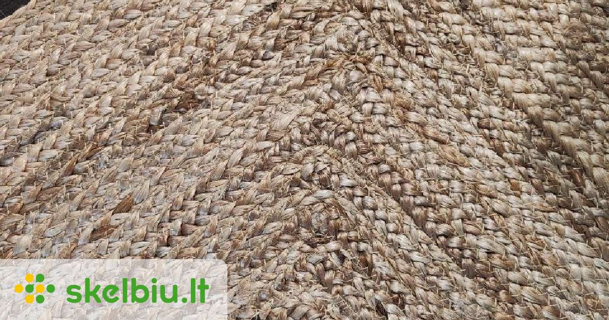 Natūralus džiuto kilimas - 200x80cm - Skelbiu.lt